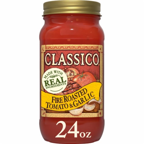 Classico Fire Roasted Tomato & Garlic Spaghetti Pasta Sauce, 24 oz ... Classico Fire Roasted Tomato & Garlic Spaghetti Pasta Sauce, 24 oz ...