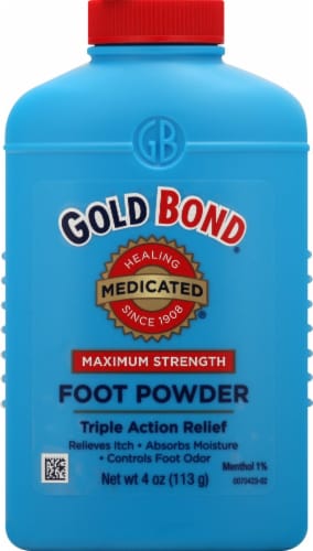 Gold Bond Medicated Maximum Strength Foot Powder, 4 oz - Kroger Gold Bond Medicated Maximum Strength Foot Powder, 4 oz - Kroger