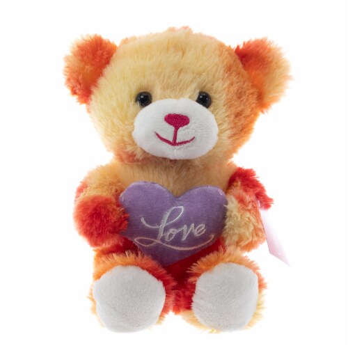 Holiday Home Tie Dye Bear Plush Red Orange Pink 1 ct Dillons Food Stores
