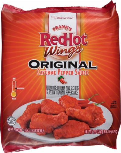Frank's RedHot Frozen Fully Cooked Cayenne Pepper Chicken Wings, 22 oz ... Frank's RedHot Frozen Fully Cooked Cayenne Pepper Chicken Wings, 22 oz ...