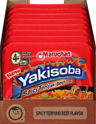 Maruchan Spicy Teriyaki Beef Flavor Yakisoba Noodles, 8 ct / 3.97 oz ... Maruchan Spicy Teriyaki Beef Flavor Yakisoba Noodles, 8 ct / 3.97 oz ...