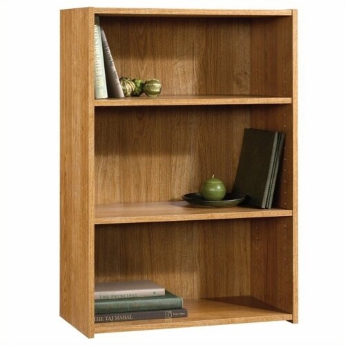 Beginnings 3 Shelf Bookcase in Highland Oak Sauder 1 Metro Market