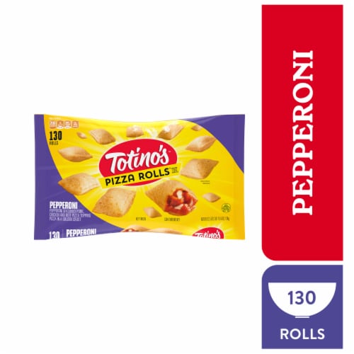 Totino's Pizza Rolls Pepperoni Flavored Frozen Snacks, 130 ct / 0.49 oz ... Totino's Pizza Rolls Pepperoni Flavored Frozen Snacks, 130 ct / 0.49 oz ...