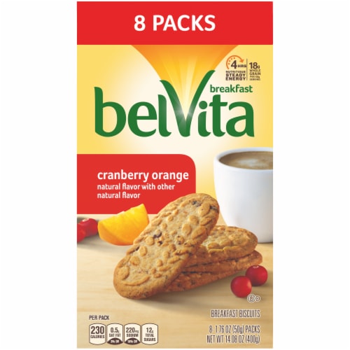 Belvita Cranberry Orange Breakfast Biscuits, 14.08 oz - King Soopers Belvita Cranberry Orange Breakfast Biscuits, 14.08 oz - King Soopers