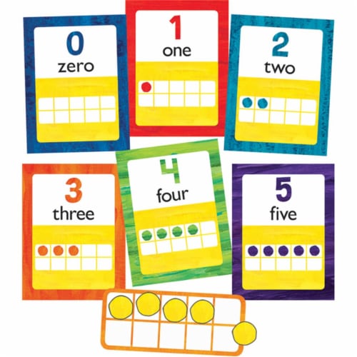 Carson Dellosa Carson Dellosa World Of Eric Carle Numbers 0 20 Bulletin