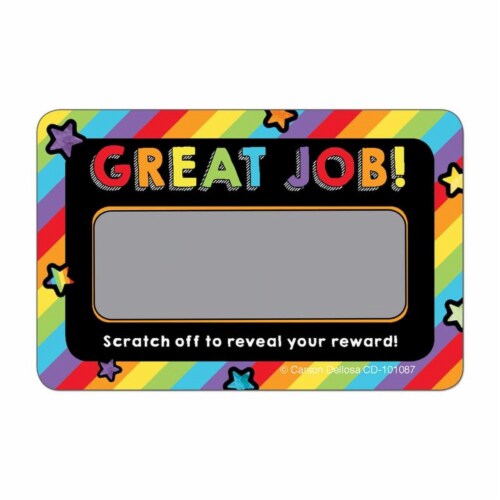 Carson Dellosa CD-101087 Scratch Off Awards Great Job, 1 - QFC Carson Dellosa CD-101087 Scratch Off Awards Great Job, 1 - QFC
