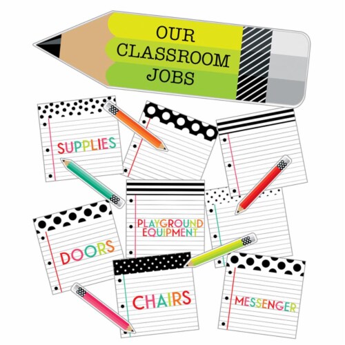 Carson Dellosa Education Cd 110493 Brights Classroom Jobs Mini Bulletin