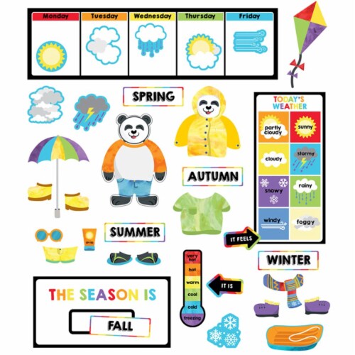 Carson Dellosa Education Cd 110496 Weather Mini Bulletin Board Set For