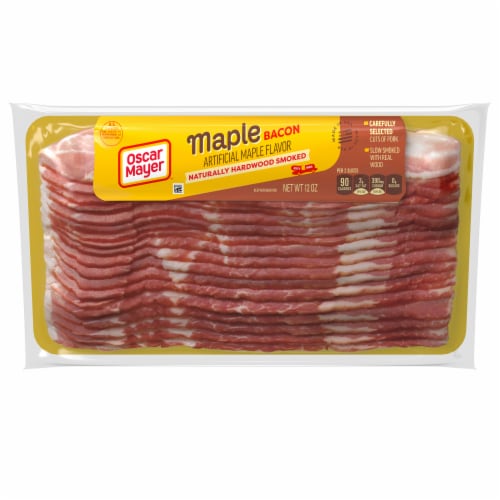 Oscar Mayer™ Naturally Hardwood Smoked Maple Bacon, 12 oz - Foods Co. Oscar Mayer™ Naturally Hardwood Smoked Maple Bacon, 12 oz - Foods Co.