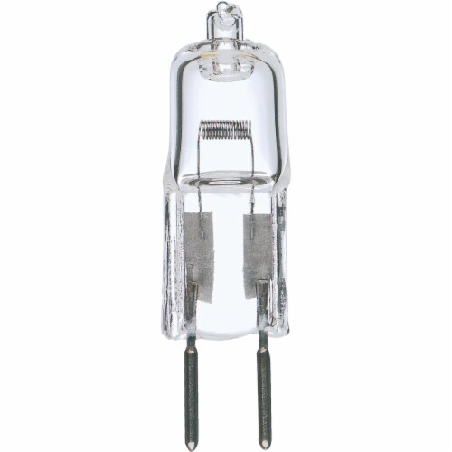 Satco 50W 12V Clear Bi-Pin GY6.35 Base T4 Halogen Special Purpose Light ... Satco 50W 12V Clear Bi-Pin GY6.35 Base T4 Halogen Special Purpose Light ...