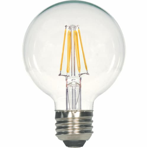 Satco 60W Equivalent Warm White G25 Medium LED Decorative Globe Light ... Satco 60W Equivalent Warm White G25 Medium LED Decorative Globe Light ...