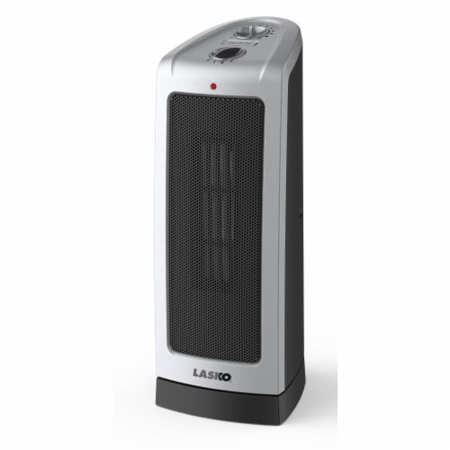 Lasko® Oscillating Black/Silver Ceramic Tower Heater, 1 Piece - Kroger Lasko® Oscillating Black/Silver Ceramic Tower Heater, 1 Piece - Kroger