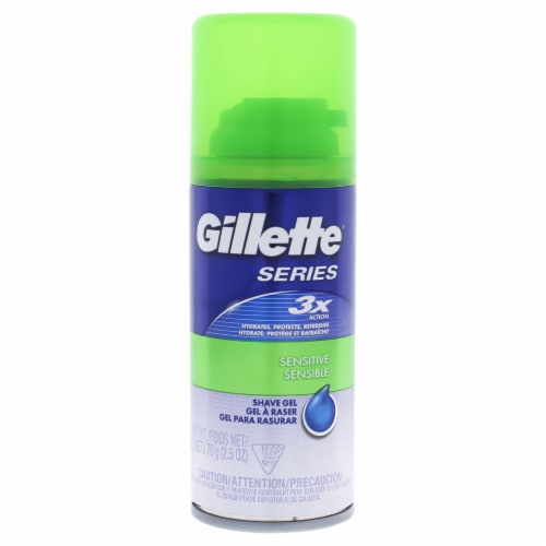Gillette Series 3x Action Sensitive Shave Gel, 2.5 oz - Kroger Gillette Series 3x Action Sensitive Shave Gel, 2.5 oz - Kroger