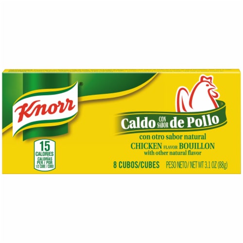KNORR CALDO DE POLLO CHICKEN FLAVOR BOUILLON 8 COUNT 3.1 OZ Kroger