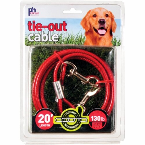 Prevue Pet Products 20 Foot Tie out Cable Heavy Duty Case of 1 Kroger