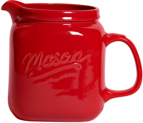 Mason Craft & More Ceramic Pitcher - Red, 3 qt - Kroger Mason Craft & More Ceramic Pitcher - Red, 3 qt - Kroger