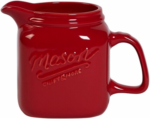 Mason Craft & More Ceramic Creamer Pitcher - Red, 1 ct - Kroger Mason Craft & More Ceramic Creamer Pitcher - Red, 1 ct - Kroger