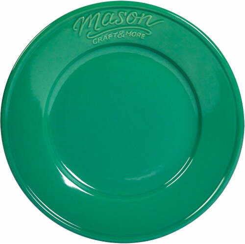 Mason Craft & More Ceramic Dinner Plate - Teal, 1 ct - Kroger Mason Craft & More Ceramic Dinner Plate - Teal, 1 ct - Kroger