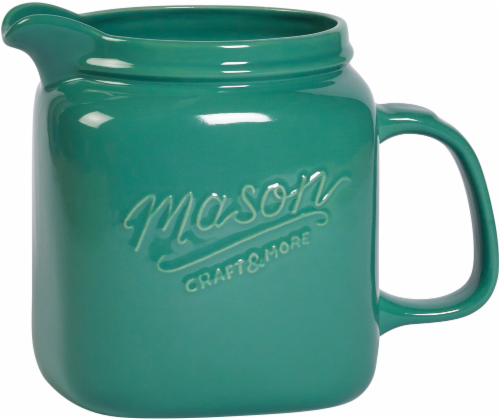 Mason Craft & More Ceramic Water Pitcher - Teal, 1 ct - Fred Meyer Mason Craft & More Ceramic Water Pitcher - Teal, 1 ct - Fred Meyer