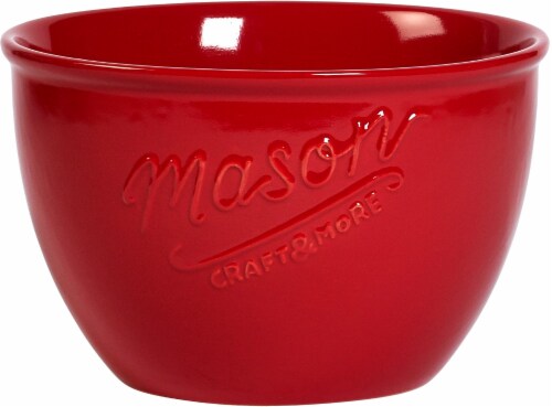 Mason Craft & More Mixing Ceramic Bowl - Red, M - Kroger Mason Craft & More Mixing Ceramic Bowl - Red, M - Kroger