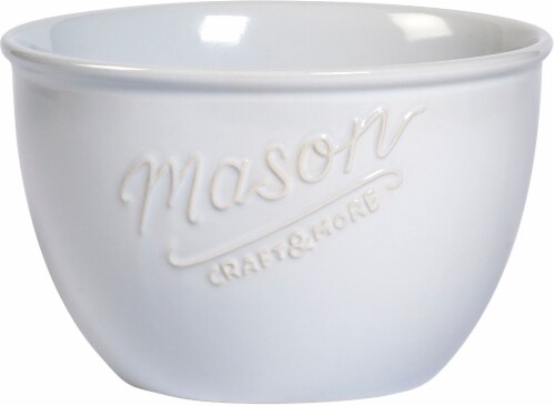 Mason Craft & More Ceramic Mixing Bowl - White, M - Kroger Mason Craft & More Ceramic Mixing Bowl - White, M - Kroger