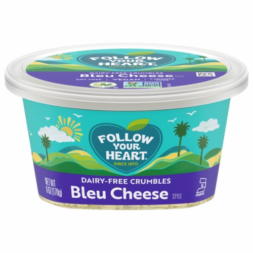 Follow Your Heart® Dairy Free Bleu Crumbled Cheese, 6 oz - QFC Follow Your Heart® Dairy Free Bleu Crumbled Cheese, 6 oz - QFC