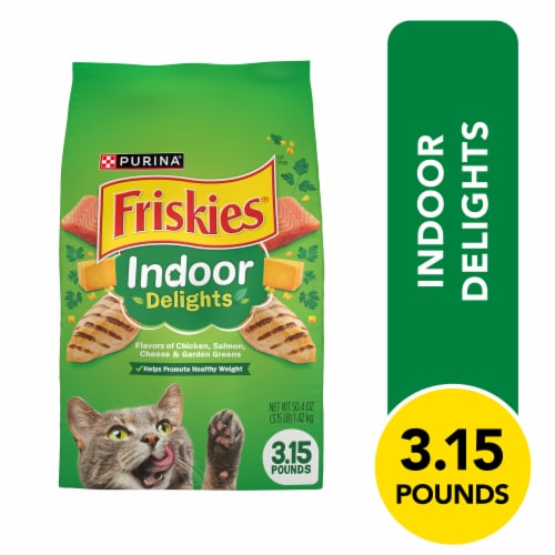 Purina Friskies Indoor Delights Adult Dry Cat Food Chicken, Salmon ... Purina Friskies Indoor Delights Adult Dry Cat Food Chicken, Salmon ...