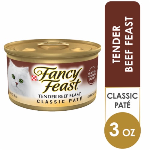 Purina® Fancy Feast® Tender Beef Feast Classic Paté Gourmet Wet Cat ... Purina® Fancy Feast® Tender Beef Feast Classic Paté Gourmet Wet Cat ...