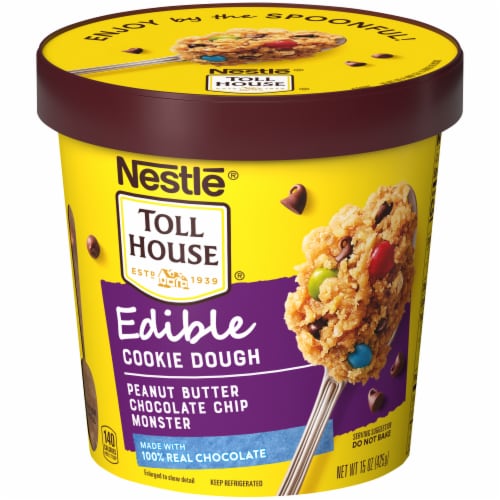 Nestle® Toll House® Edible Peanut Butter Chocolate Chip Cookie Dough ... Nestle® Toll House® Edible Peanut Butter Chocolate Chip Cookie Dough ...