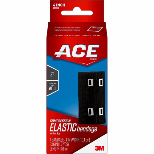 Ace Elastic Bandage Black 4 Inch 1 Ea 1 Count Kroger