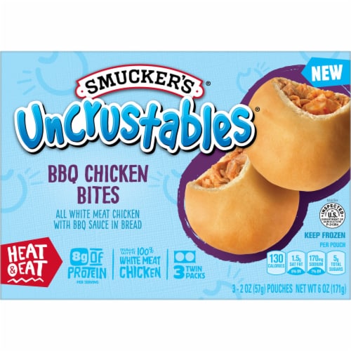 Smucker's Uncrustables BBQ Chicken Bites 6 Count, 6 oz - Kroger Smucker's Uncrustables BBQ Chicken Bites 6 Count, 6 oz - Kroger