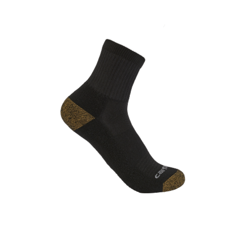 Carhartt Midweight Quarter Crew Sock Black 1 ct Fred Meyer
