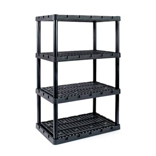 Gracious Living XL 4 Shelves Knect A Shelf Ventilated Heavy Duty Shelving Unit 1 Piece Kroger