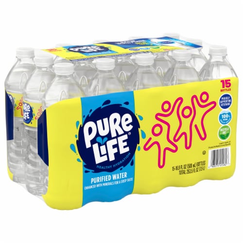 Pure Life® Purified Bottled Water 15 Bottles 16 9 Fl Oz Ralphs