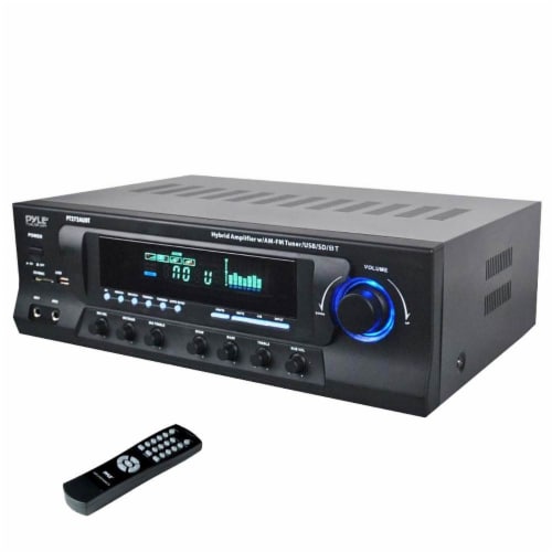 Pyle Stereo Amplifier Receiver W Am Fm Tuner Bluetooth And Sub Control Pt272aubt 1 Piece Kroger