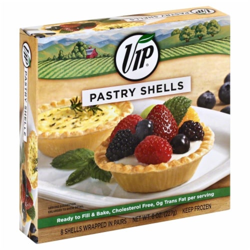 Vip Pastry Party Shells 8 Count 8 Oz Kroger