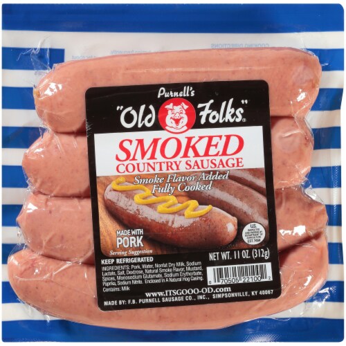 Purnell's Old Folks® Smoked Country Sausage, 11 oz - Kroger Purnell's Old Folks® Smoked Country Sausage, 11 oz - Kroger