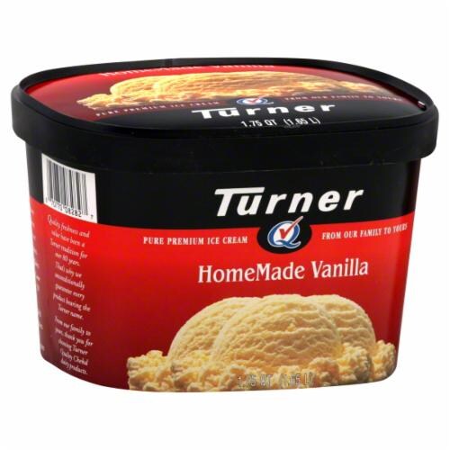 Turner Pure Premium Homemade Vanilla Ice Cream 56 Fl Oz Kroger