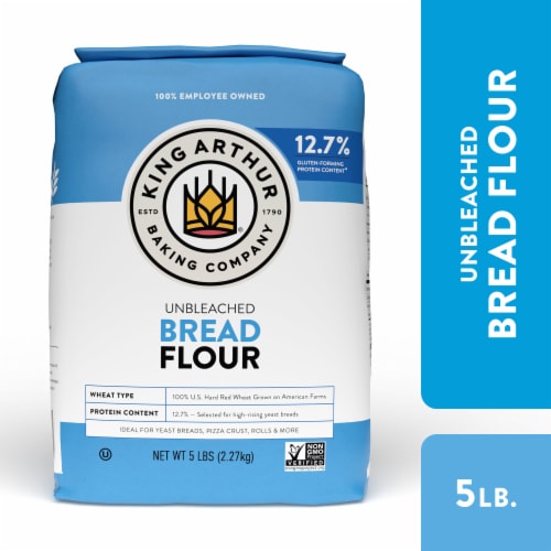 King Arthur Unbleached Bread Flour, Non-GMO Project Verified, Certified ... King Arthur Unbleached Bread Flour, Non-GMO Project Verified, Certified ...