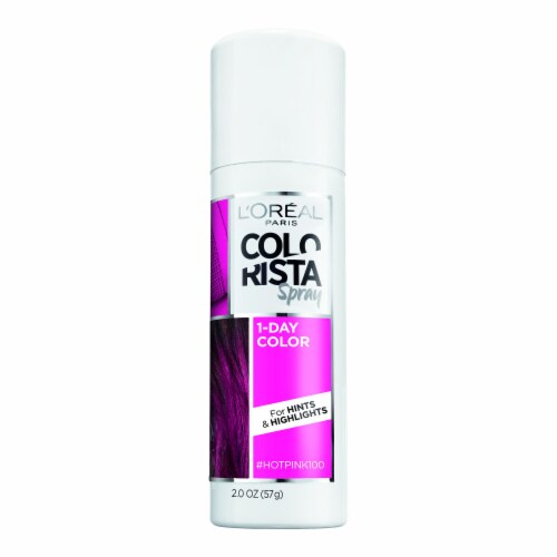 Loreal Paris Colorista Temporary Hot Pink Hair Color Spray 2 0 Oz
