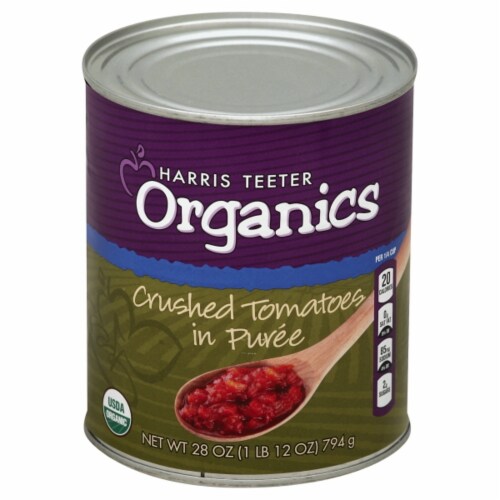 Harris Teeter Organics Crushed Tomatoes In Puree 28 Oz Harris Teeter