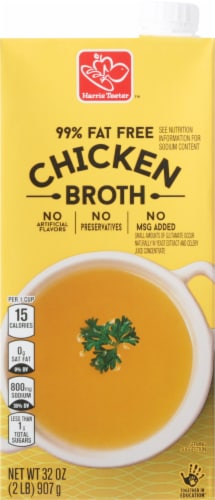 Harris Teeter Fat Free Chicken Broth 32 Oz Harris Teeter