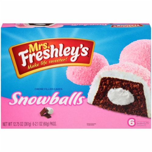 Mrs. Freshley's Creme Filled Snowballs, 12.75 oz - Kroger Mrs. Freshley's Creme Filled Snowballs, 12.75 oz - Kroger