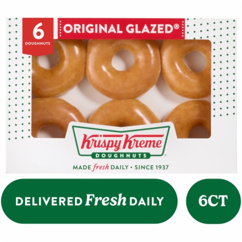 Krispy Kreme® Original Glazed® Doughnuts, 6 ct - QFC Krispy Kreme® Original Glazed® Doughnuts, 6 ct - QFC