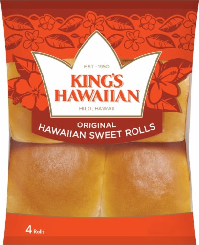 King's Hawaiian Original Hawaiian Sweet Rolls, 4 ct / 4.4 oz - Fred Meyer King's Hawaiian Original Hawaiian Sweet Rolls, 4 ct / 4.4 oz - Fred Meyer