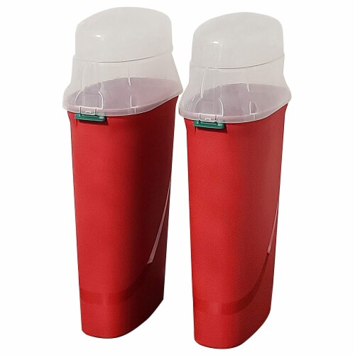 HOMZ 30-Inch Vertical Gift Wrap Storage Container Box, Red, Clear Lid ... HOMZ 30-Inch Vertical Gift Wrap Storage Container Box, Red, Clear Lid ...