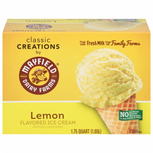 Mayfield Lemon Ice Cream Ice Cream Tub 56 Oz Frys Food Stores