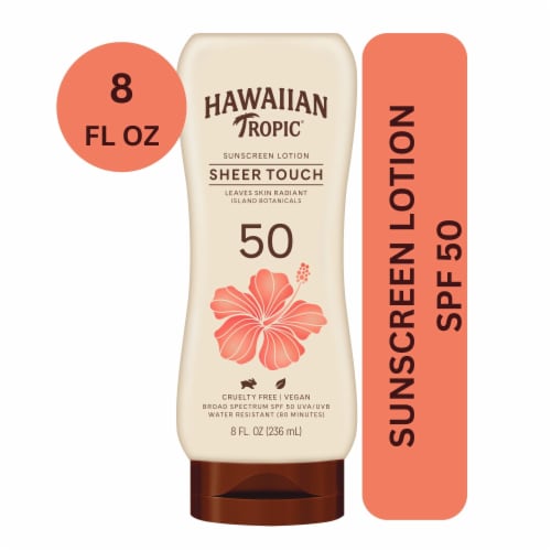 Hawaiian Tropic Sheer Touch Ultra Radiance Sunscreen Lotion Spf 50 With