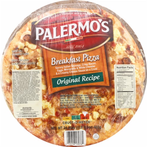 Frozen breakfast pizza store