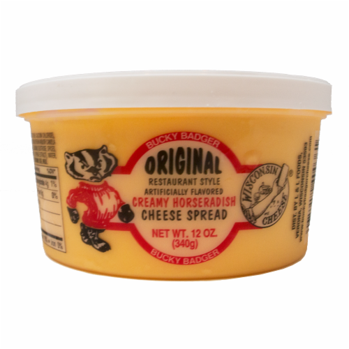 Bucky Badger Original Restaurant Style Creamy Horseradish Cheese Spread ... Bucky Badger Original Restaurant Style Creamy Horseradish Cheese Spread ...